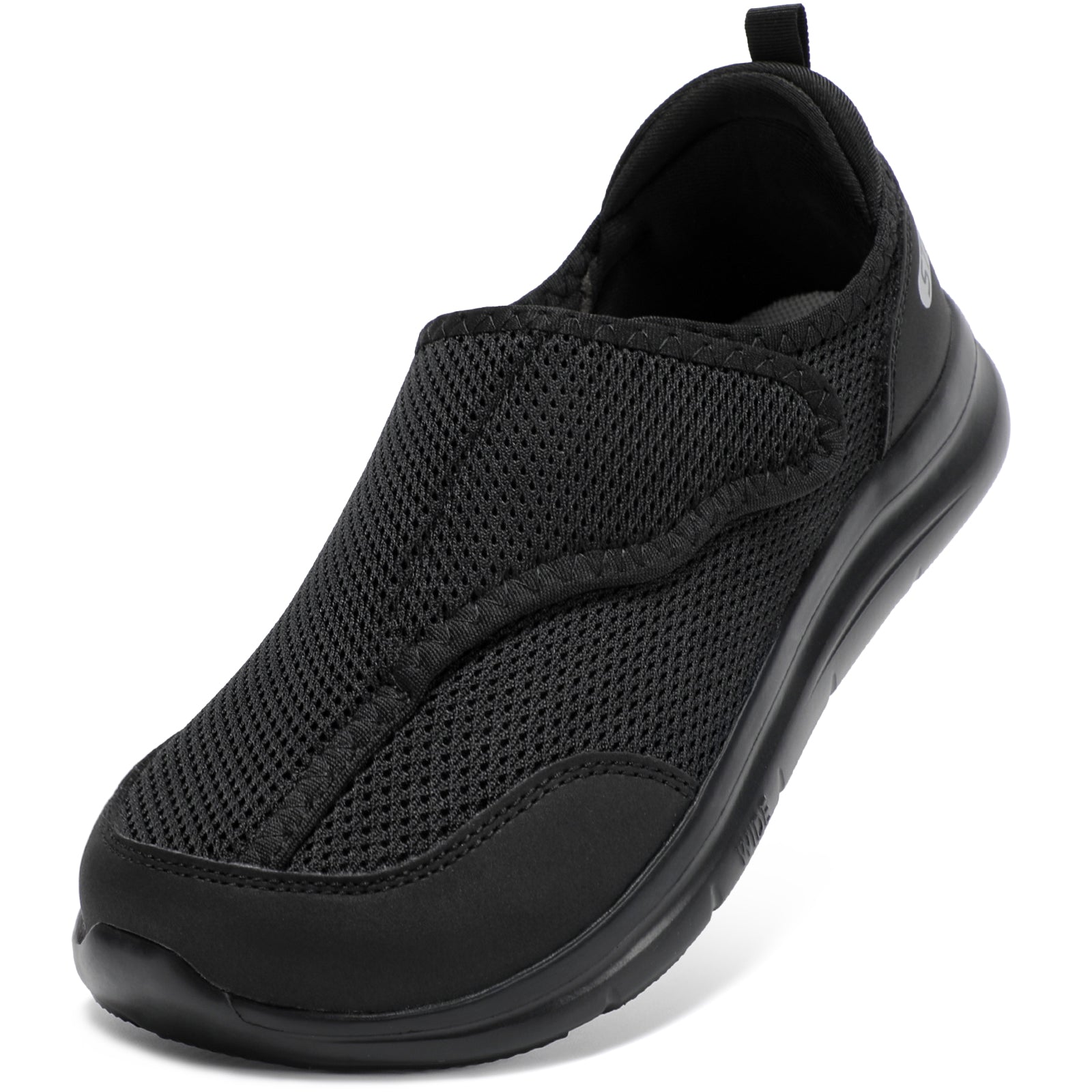 STQ Wide Toe Box Shoes Women Walking Shoe, Hook and Loops Orthopedic S