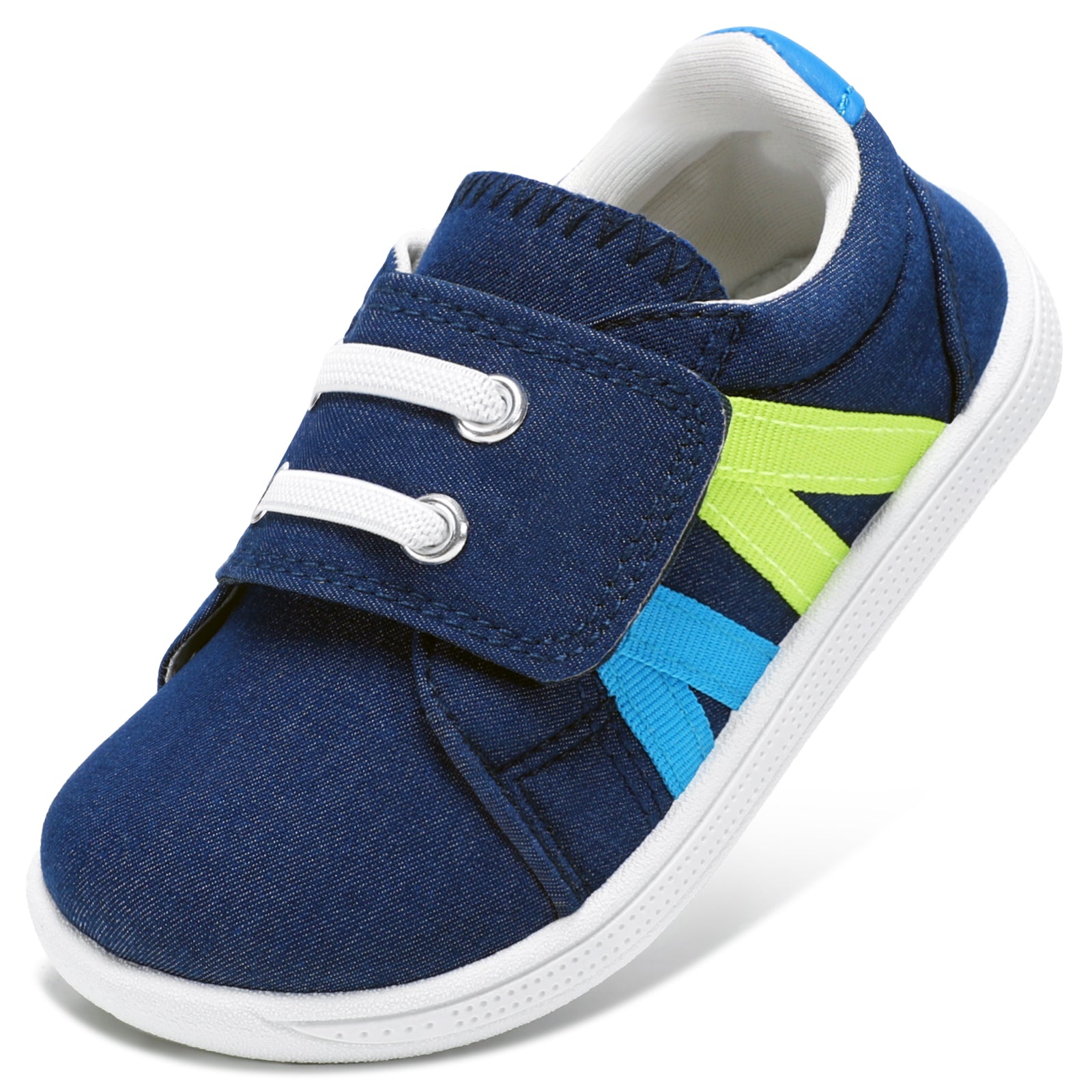 Toddler Wide Toe Box Shoes:Boys Barefoot Shoes Non-Slip Zero Drop Litt